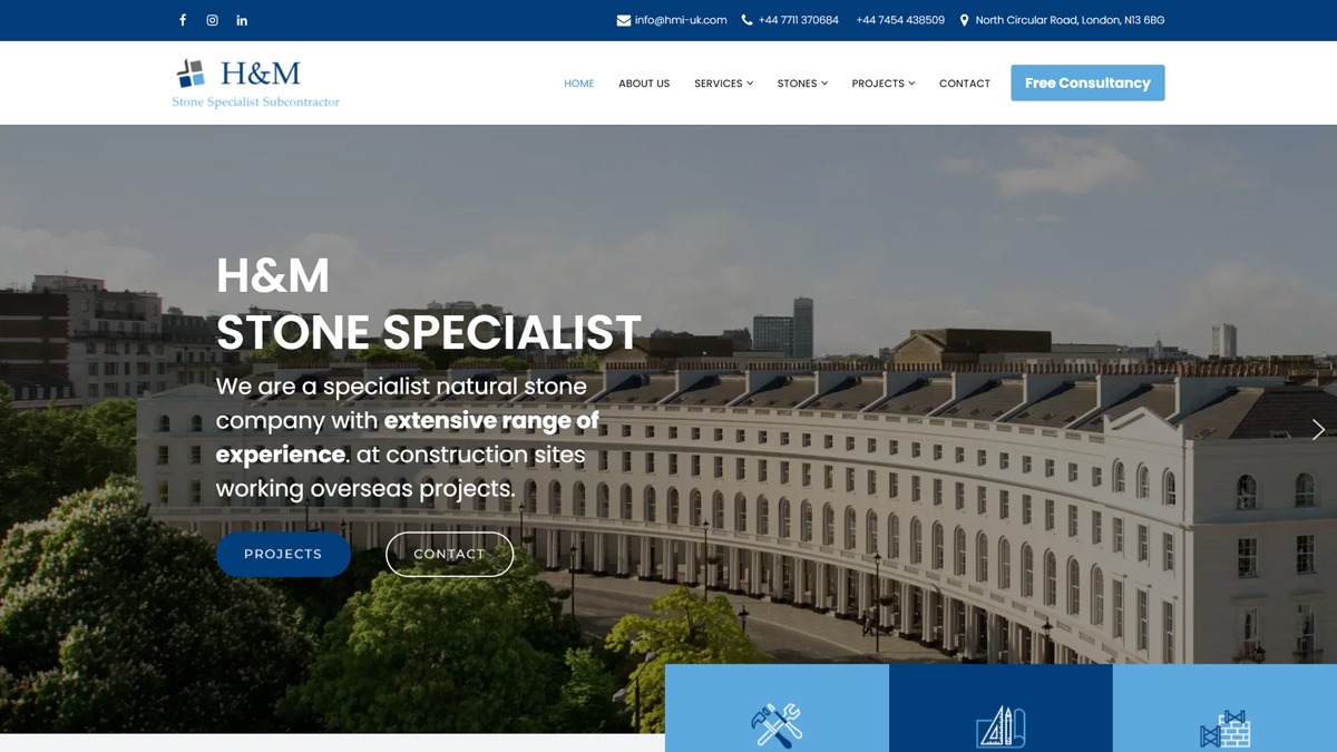 Contact - H&M International Construction Limited